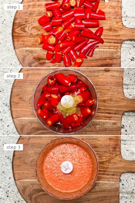 Simple Homemade Chili Sauce Red Chilli Sauce Alphafoodie