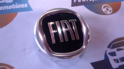 Emblema Alumínio Volante Fiat Palio Siena Strada Mm Preto MercadoLivre