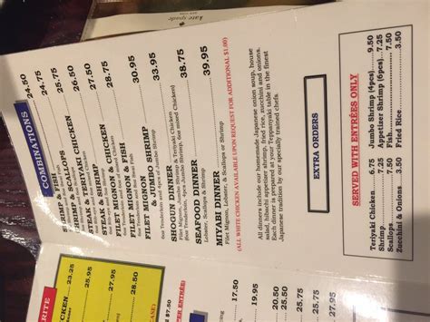 Miyabi Kyoto Japanese Steak House Menu All You Need To Know