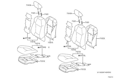 Front Seat Back Cover Sub Assembly Right Hand 71073 0r660 B0