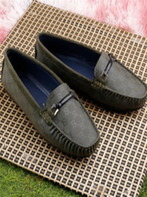 Buy Mr Wonker Women Round Toe Slip On Textured Loafers Casual Shoes