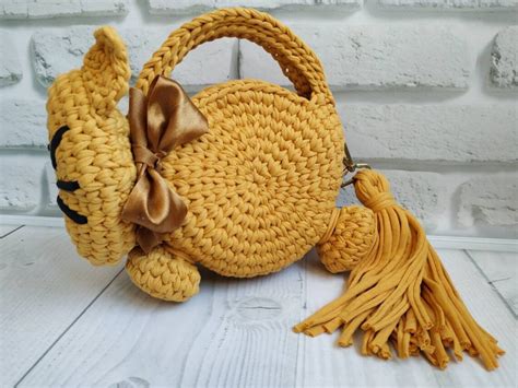 Catbag kitten bag knitted catbag | Etsy