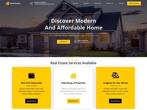 Real Estate Builder Theme —
