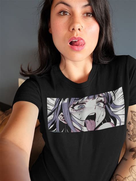 Sexy Anime Girl T Shirt Ahegao Shirt Henti Shirt Otaku T Tee