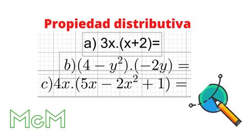Propiedad distributiva con expresiones algebraicas Quédateencasa Mica