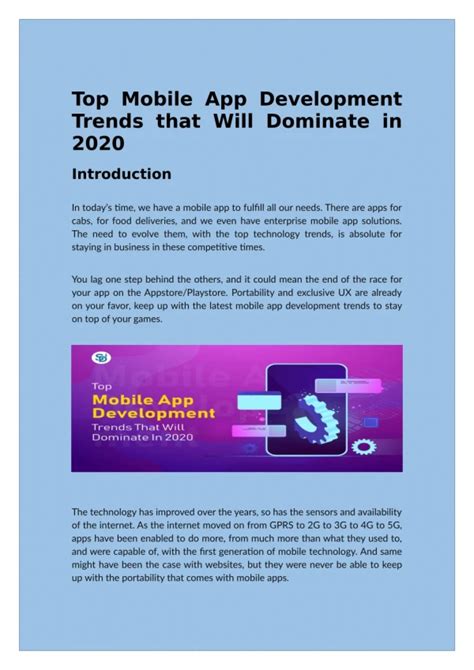 Ppt Mobile App Development Trends For 2025 Powerpoint Presentation