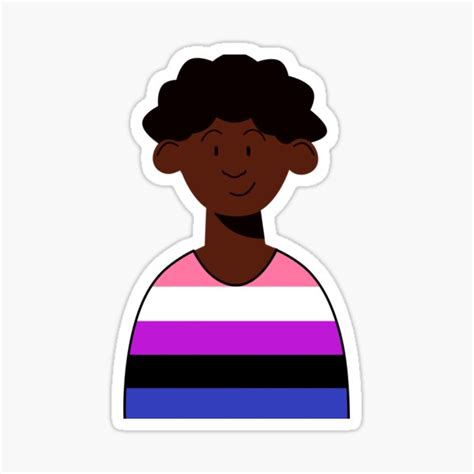 Black Genderfluid Person Pride Flag Sticker For Sale By BThingies Redbubble