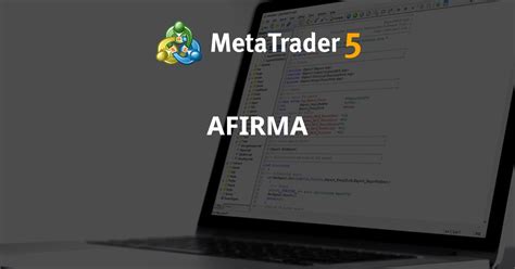 Free Download Of The Afirma Indicator By Godzilla For Metatrader 5 In The Mql5 Code Base
