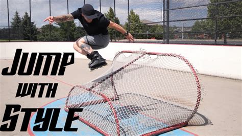 How To Jump On Rollerblades Inlineskating Youtube