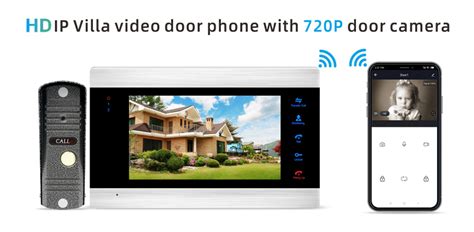 Wifi Smart Video Intercom System With 720p Ahd Doorbell Camera Home Security Record Remote