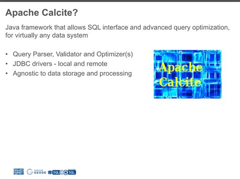Sql For Nosql And How Apache Calcite Can Help Ppt