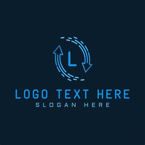 Gradient Tech Loop Arrow Logo Brandcrowd Logo Maker