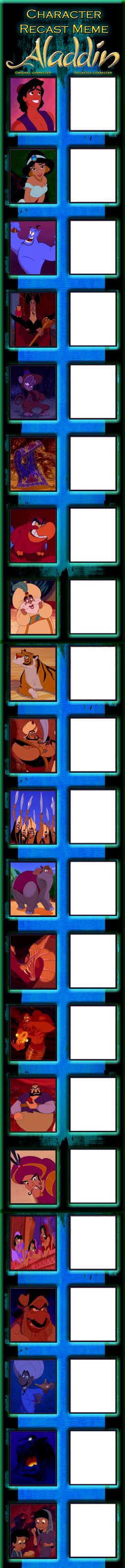 Aladdin Recast Meme Template Extended Version By Mangaanimechampion
