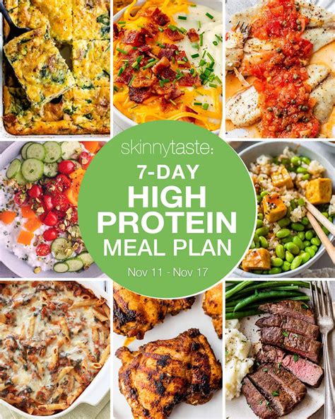 7 Day Excessive Protein Weight Reduction Plan Meal Plan Recipesedge