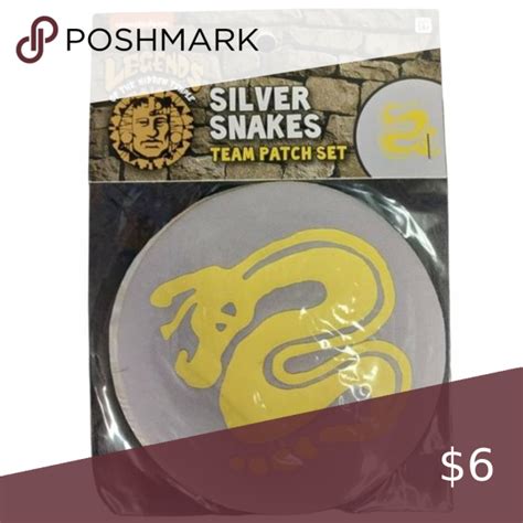 Legends Of The Hidden Temple Team Patch Set Silver Snakes
