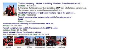 Dünya Bizi Konuşuyor Sıradan Bir BMW yi Transformers a Çeviren Türk Mühendisler Onedio