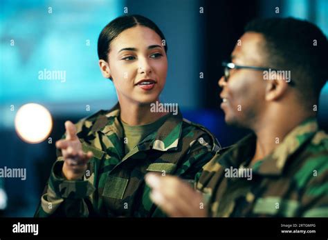 Night Teamwork And People In Army With A Strategy Cyber Security Or