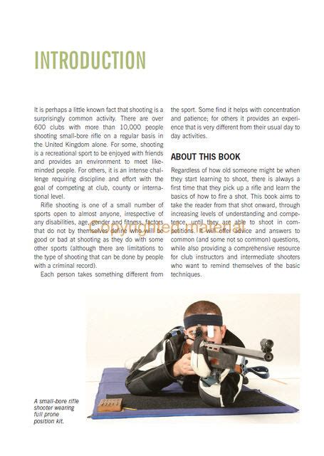 Smallbore Rifle Shooting The Crowood Press