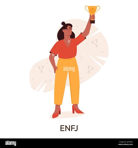Mbti Person Types Concept Socionics Mbti Personality Test Protagonist Character Flat Vector