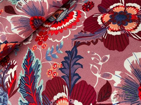 French Terry Flowers Selfmade With Love Red Sewing Soft Etsy Norway