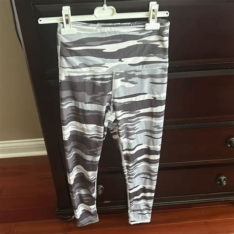 Indero Pants And Jumpsuits Grey Camouflage Leggings Poshmark