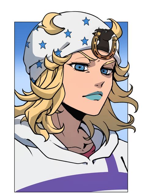 Safebooru Beanie Blonde Hair Blue Eyes Blue Lips Border Hat Highres