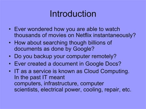 Cloud Computing Ppt