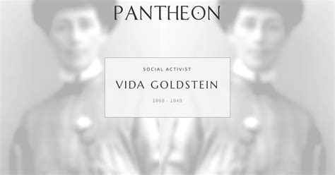 Vida Goldstein Biography Pantheon