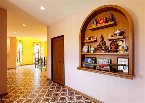 แบบห้องพระ แบบหิ้งพระติดผนัง