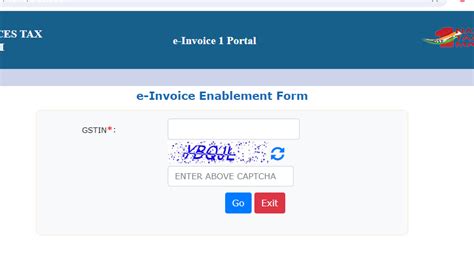 E Invoice Enablement Form Process Status Check Applicability