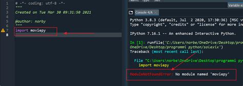 Python On Spyder ”modulenotfounderror” A Trick By Norberto Cioffi