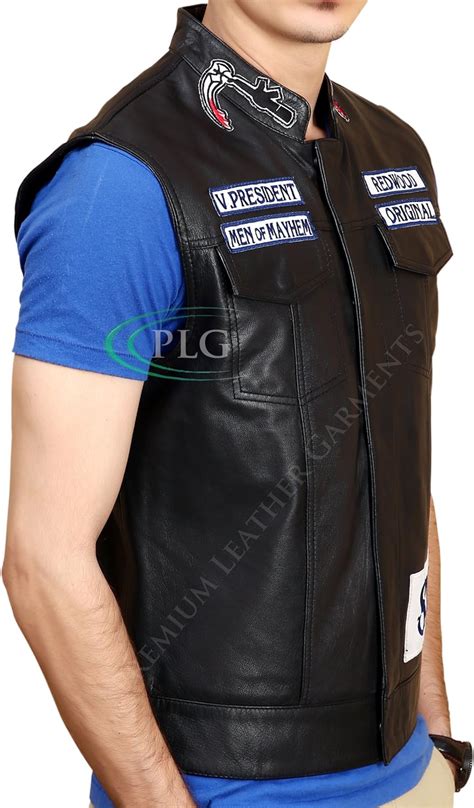 Sons Of Anarchy Vest Charlie Hunnam Jax Teller Leather Vest Atelier