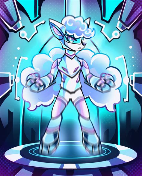 Alolan Vulpix And Ninetales As Anthro Pilot And Mech By Me R Furry