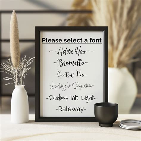 Personalized Couple Anniversary Custom Line Art Drawing Custom Couple