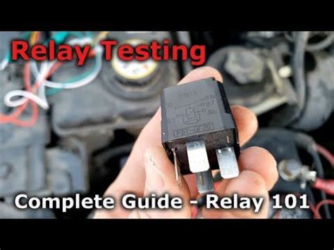 How To Properly Test A Car Relay Relays Resistence Check YouTube Relay Nissan