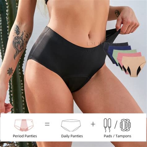 Seamless Period Underwear For Women Panties Menstrual Pants Sexy Leak