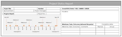 Microsoft Excel Report Templates