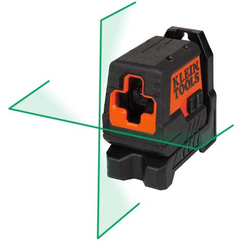 Green Mini Cross Line Self Leveling Laser Level Foot Mclg Klein Tools
