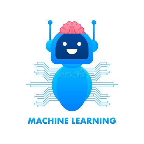 D Machine Learning For Healthcare Design Vector Concept Stock Vector