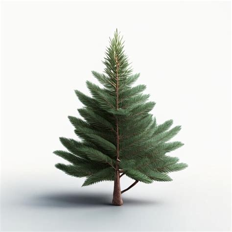 Premium Ai Image Mini Christmas Pine Tree