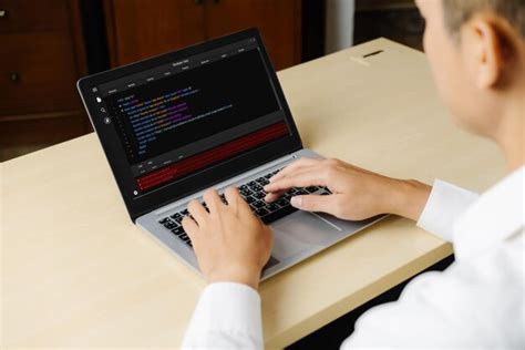 Programa O De Desenvolvimento De Software Na Tela Do Computador Para