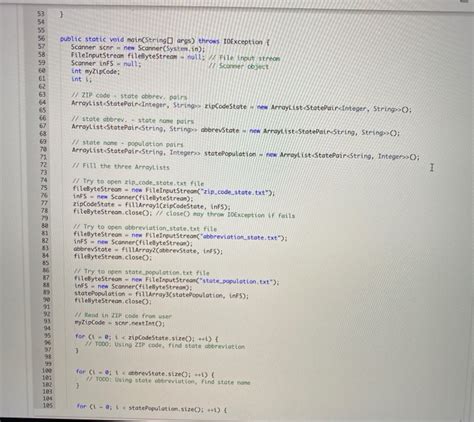 Solved 46 Lab Zip Code And Population Generic Types