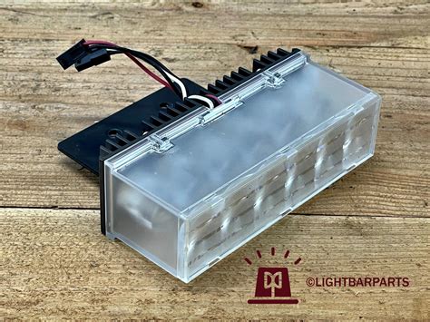 Code 3 Defender Lightbar Tricore Duo Led White Red Light Module