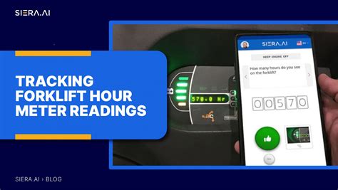 Tracking Forklift Hour Meter Readings Siera Ai