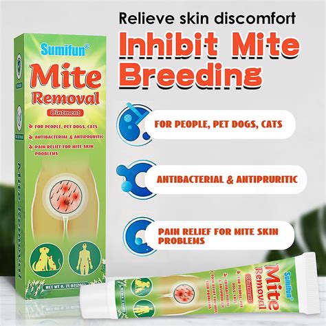Sumifun Mite Removal Cream Remove Scabies Pubic Lice Ointment Skin Anti