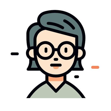 흰색 배경에 고립 된 교사 아이콘 교육 개념 프리미엄 벡터