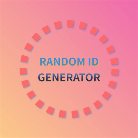 RANDOM ID GENERATOR By Woo Jin Lee
