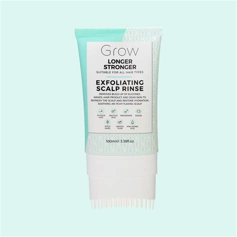 Longer Stronger Exfoliating Scalp Rinse100ml Grow Haircare