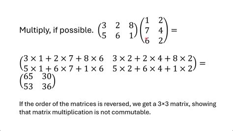 Matrix Operations Matrices Matrix Matrixarithmetic Matrixoperations Linearalgebra Math