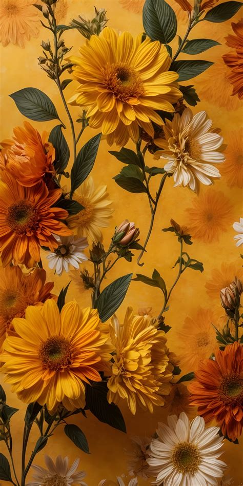Beautiful Best Flower Phone Wallpaper Orange